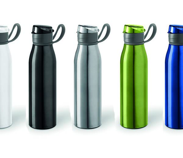 Designer Flasche - Trinkflasche aus Aluminium - ökologische Werbeartikel